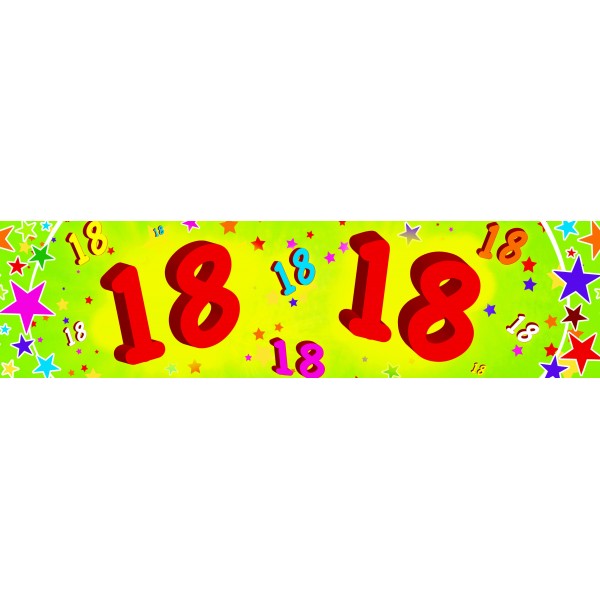 18th Birthday Banner